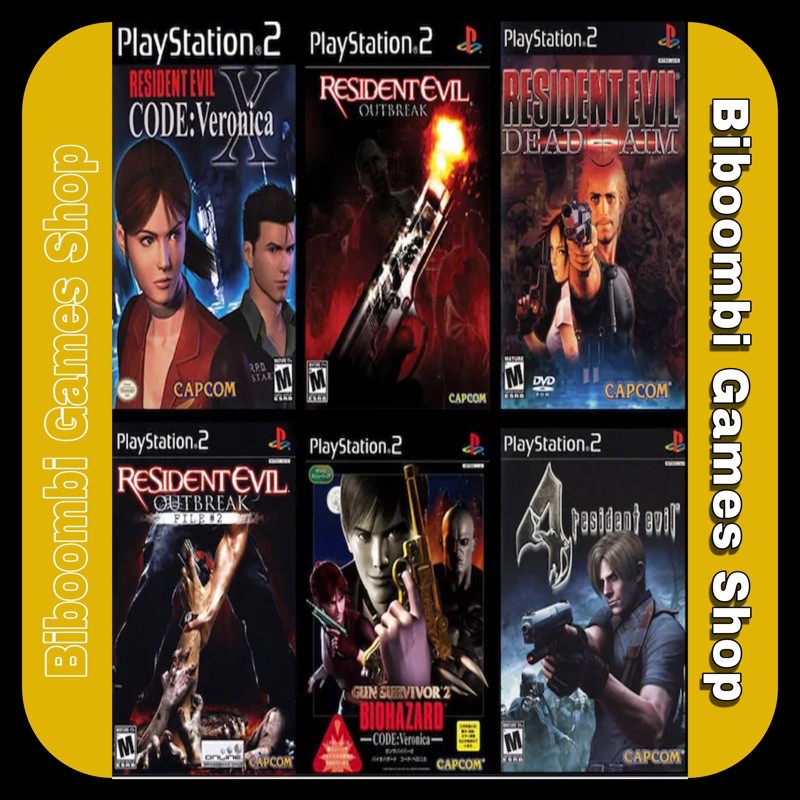 PS2 RESIDENT EVIL All Series ( DVD Games ) | Shopee Malaysia