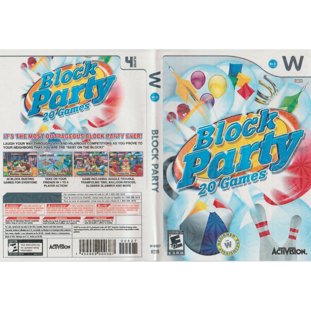 Nintendo Wii Game : Block Party | Shopee Malaysia