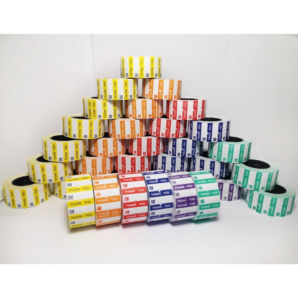 [1 roll] 5500 Price roll sticker / Price labeller roll / Price Tag ...