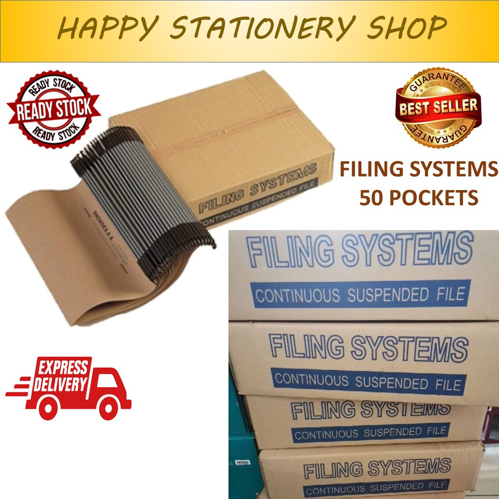 Filing Systems Continuous Suspended File (50pocket) | Shopee Malaysia