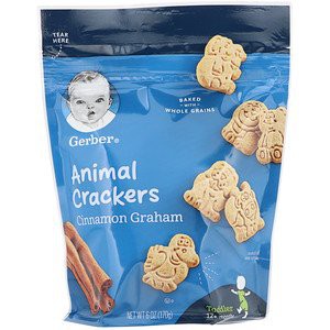 Gerber, Animal Crackers, 12+ Months, Cinnamon Graham, 170 g | Shopee ...