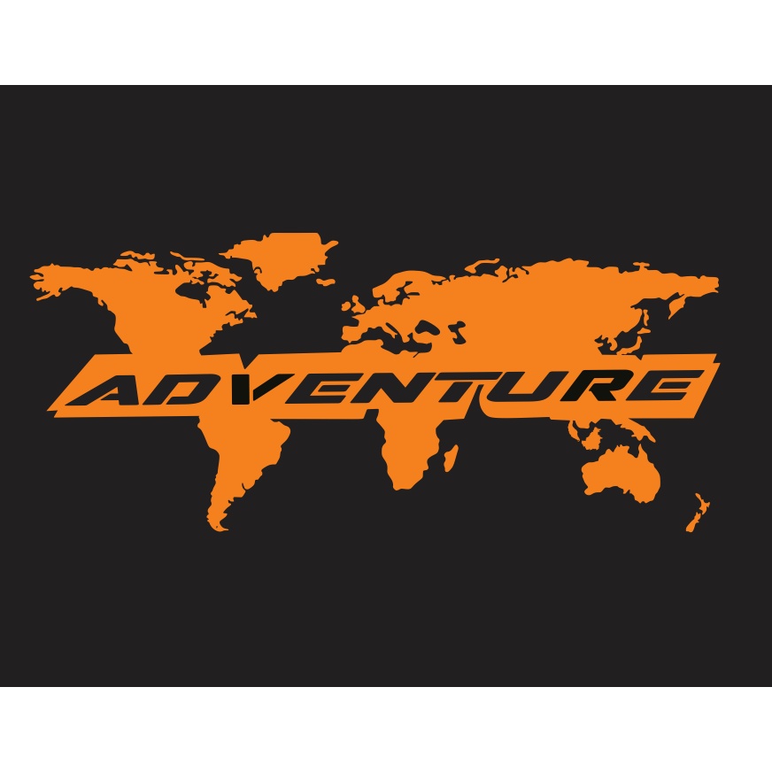 Adventure world map sticker | Shopee Malaysia