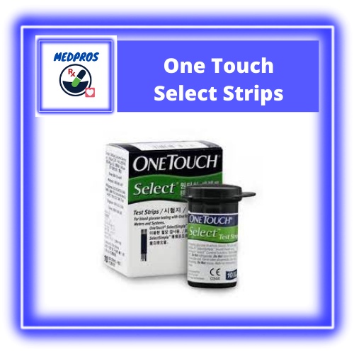 MEDPROS OneTouch Select Simple Test Strips 25'S / 3x25's (EXP 01/2023 ...