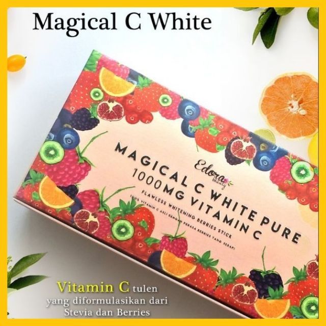 Magical C White Pure 1000mg Vitamin C Flawless Brigtening | Shopee Malaysia