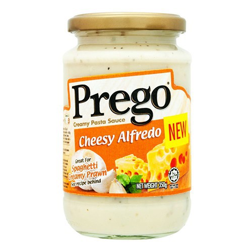 Prego Sos Pasta Berkrim Cheesy Alfredo / Carbonara Mushroom ...