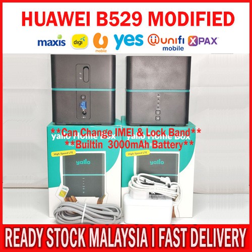 HUAWEI B529 MODIFIED 4G+ MODEM B529-23A LTE UNLOCKED MOD HOTSPOT WIFI ...