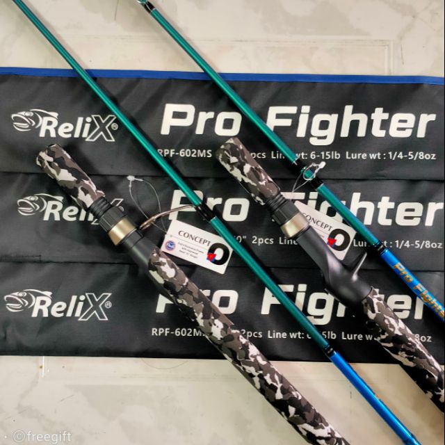 RELIX PRO FIGHTER ROD SERIES ( CASTING / SPINNING ) | Shopee Malaysia