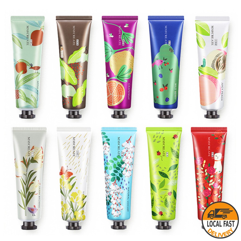 MAYCREATE Moisturizing Hand Cream with Plant & Fruit Essence | Shopee ...
