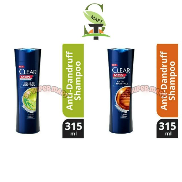 Clear Men Anti Hair Fall Anti-Dandruff Shampoo 315ml / Cooling Itch ...