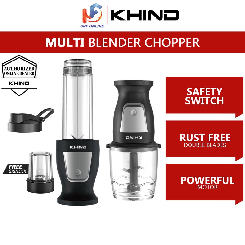 Khind Multifunctional Food Chopper Blender Set BLC99 | Shopee Malaysia