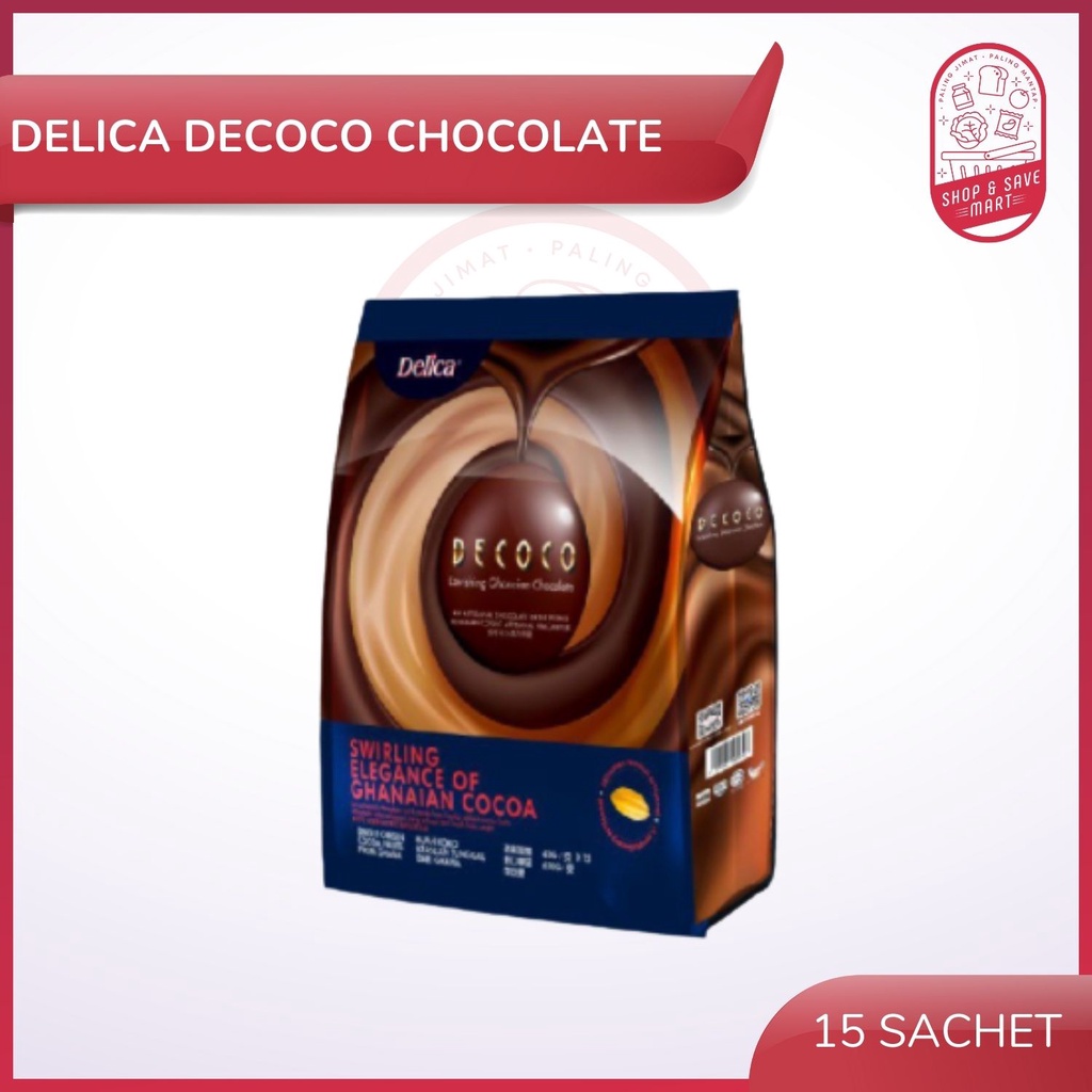 Delica Decoco Chocolate Drinks 15s x 40g - 600g | Shopee Malaysia