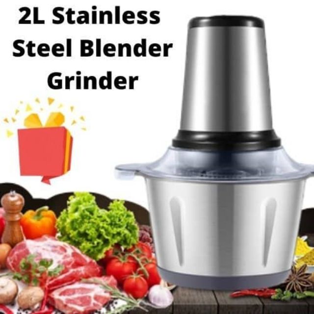 Stainless Steel Pengisar makanan 2L | Shopee Malaysia