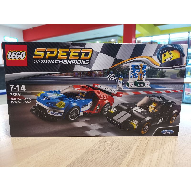 [BOB] 75881 Original LEGO Speed Champions 2016 Ford GT & 1966 Ford GT40 ...
