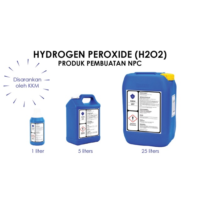 Hydrogen Peroxide (H2O2) 5% (NPC) 5L | Shopee Malaysia