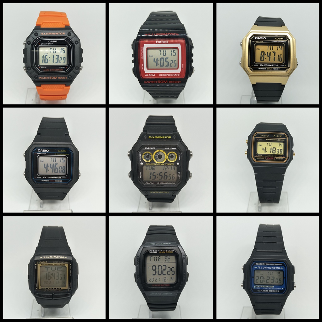 Casio Square Surface Digital Watches | Shopee Malaysia