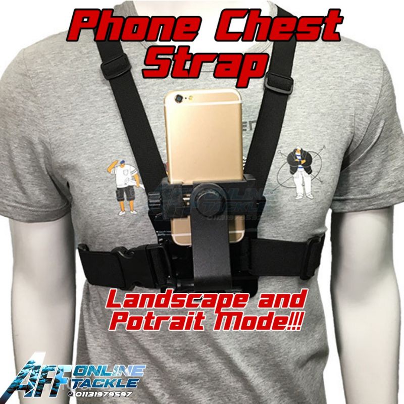 Mobile Phone Chest holder go pro Mount Selfie Action Body Harness Strap ...