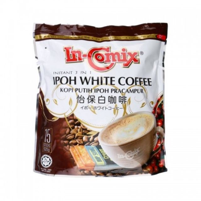 In-Comix 3 In 1 Instant Ipoh White Coffee (15 Sticks x 35g) | Shopee Malaysia