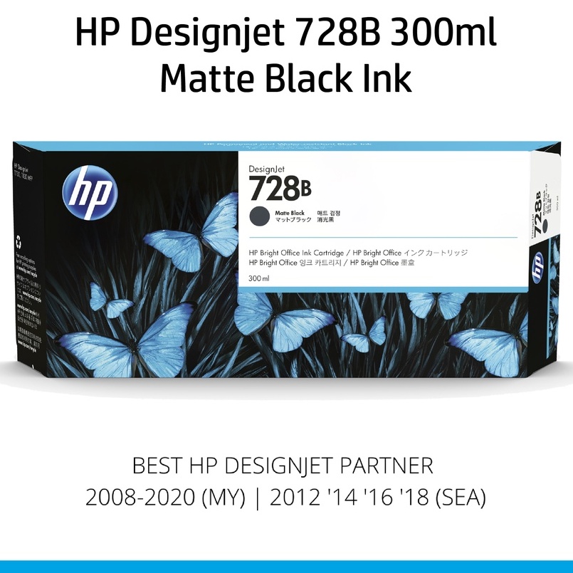 HP 728 | HP 728B 300ML Series Original Designjet Ink Cartridge For T730/T830 3WX30A F9K17A ...