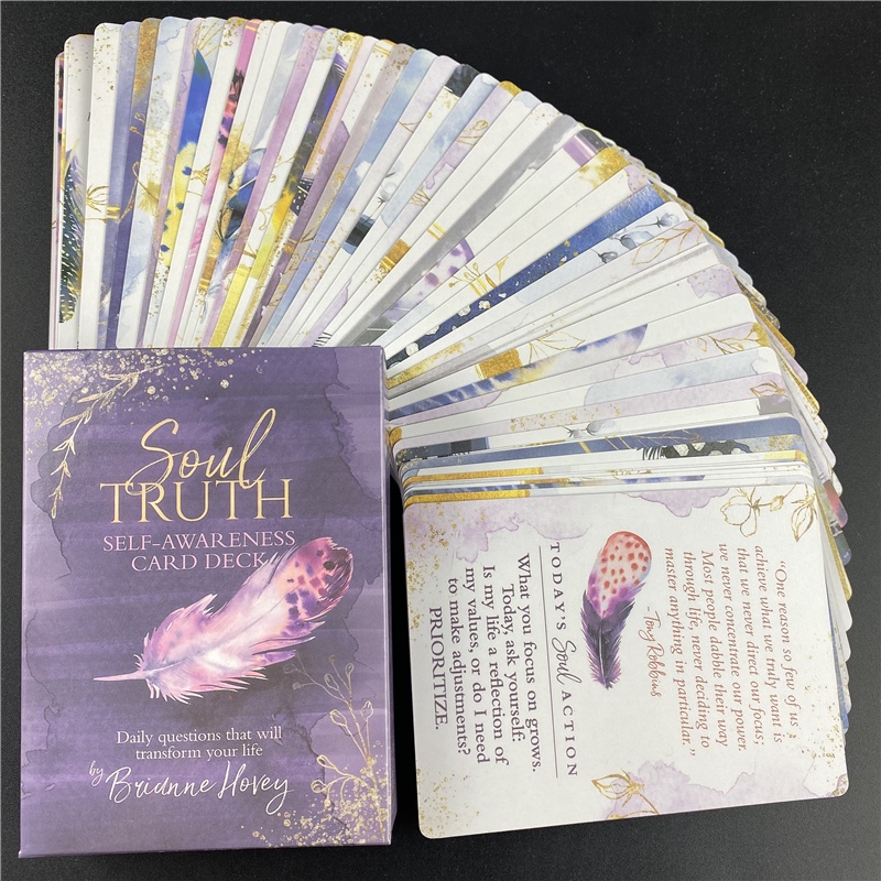 Soul Truth Self-Awareness Card Deck Daily Questions That Will Transform ...