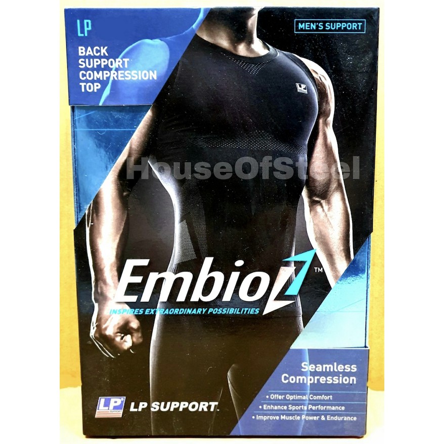 LP 232Z - Seamless Compression Back (Black) SOFT & COMFORTABLE | Shopee ...