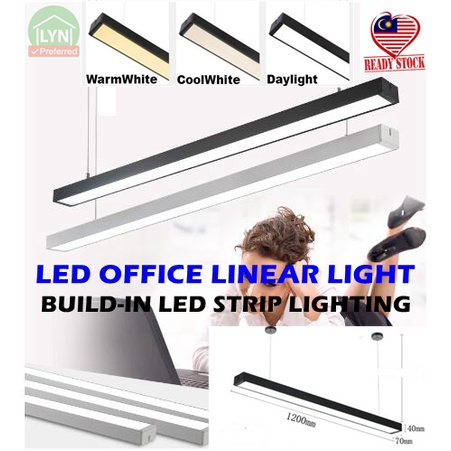 LED Linear Light 36w 4FT Casing modern linear pendant light LED build ...
