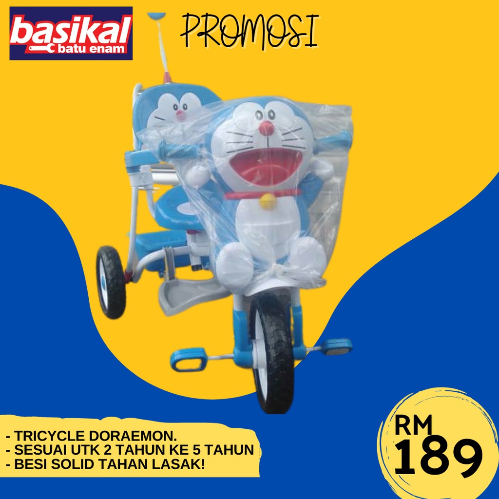 3 IN 1 TRICYCLE DORAEMON WITH MUSIC | Shopee Malaysia
