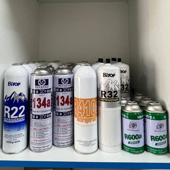 AIRCOND GAS BITOP/MAXRON/SNOWMAN R134A/R22/R32/R410A/R600A | Shopee ...