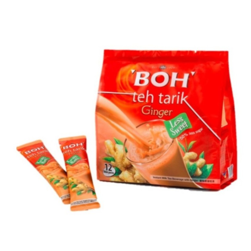 BOH Teh Tarik Kurang Manis - Ginger (12's) | Shopee Malaysia