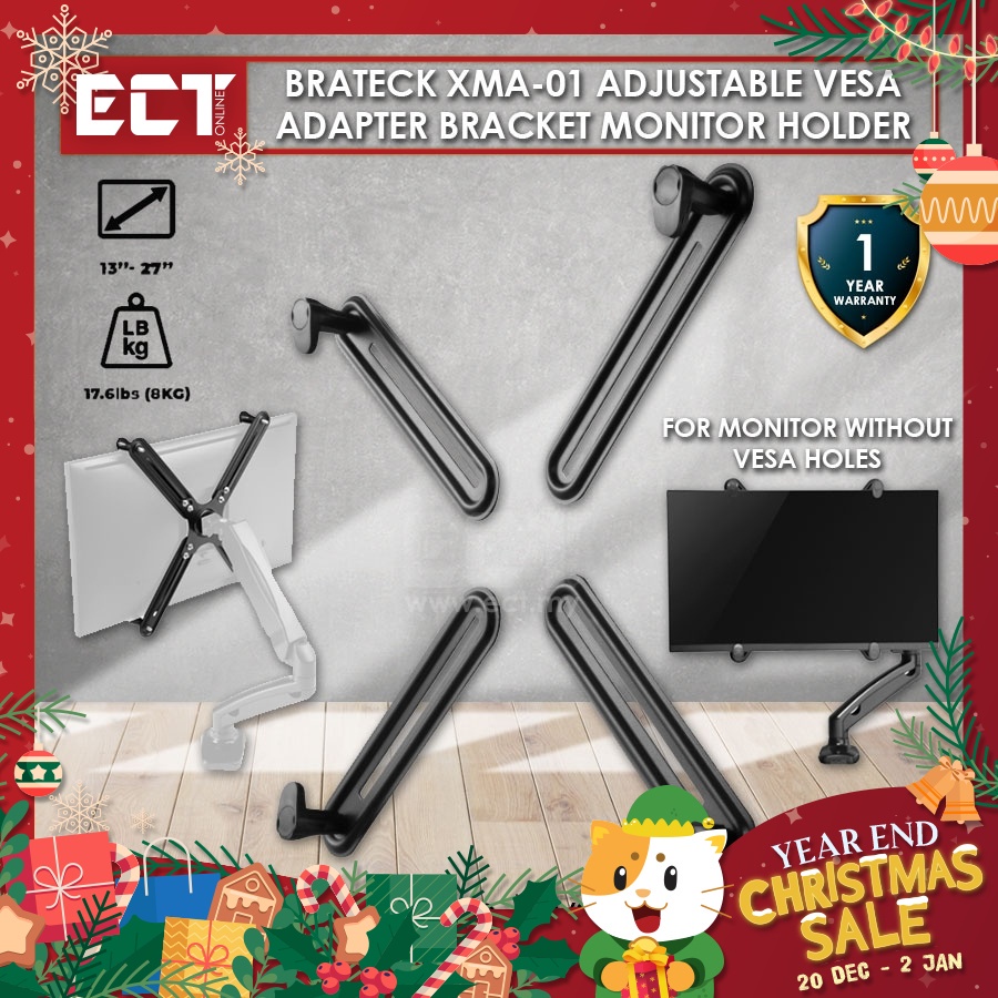 Brateck XMA-01 Adjustable VESA Adapter Bracket Monitor Holder for 13 ...