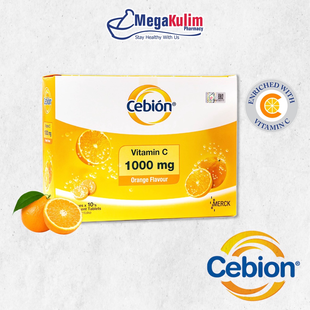 Cebion Vitamin C 1000mg Orange Flavor 4X10 Tab | Shopee Malaysia