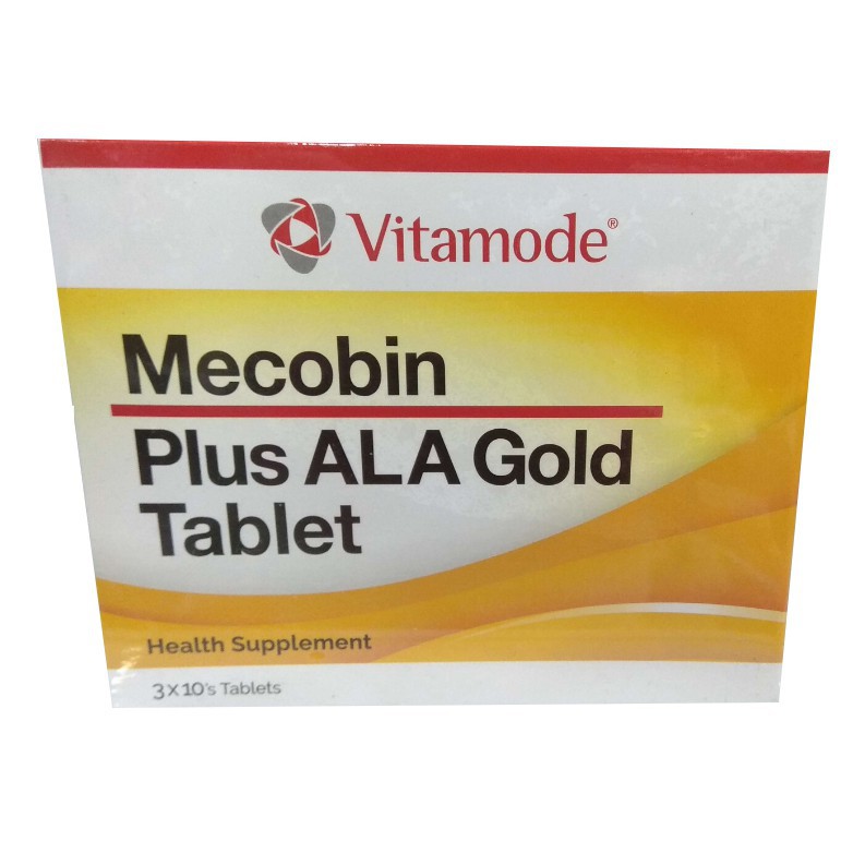 VITAMODE MECOBIN PLUS ALA GOLD TABLET 30 tabs | Shopee Malaysia