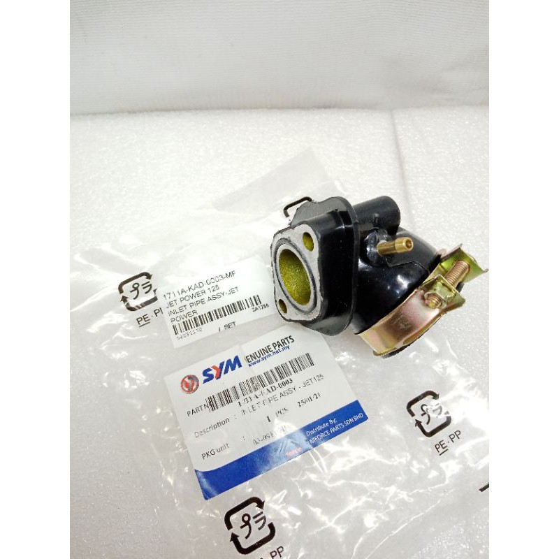 SYM JET POWER 125 INTAKE PIPE 100% ORIGINAL SYM | Shopee Malaysia