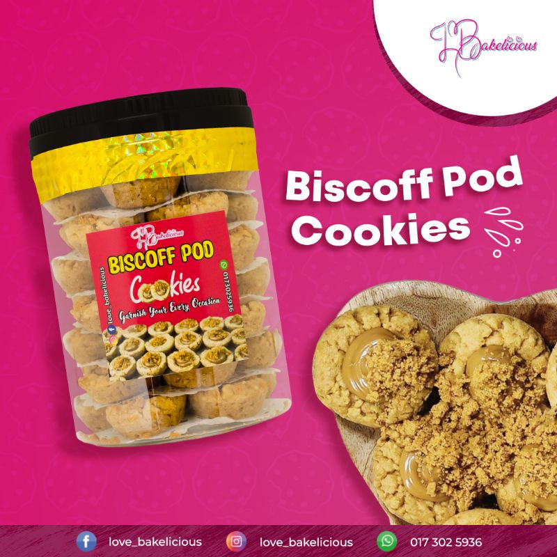 LOTUS BISCOFF POD COOKIES 40pcs/jar!!! | Shopee Malaysia