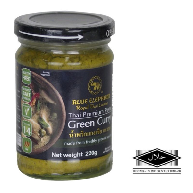 Blue Elephant Royal Thai Cuisine Green Curry Paste 220g | Shopee Malaysia