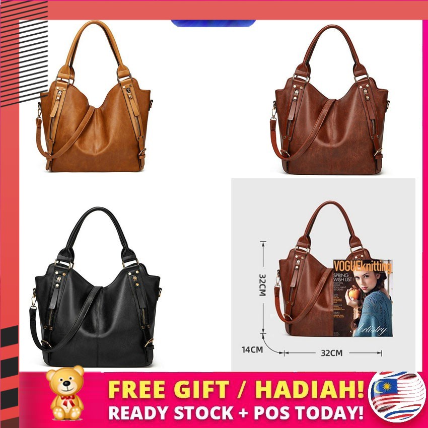 [FS] 5158 VLFASHION Multi Compartment Sling Beg Women Ladies Handbag ...