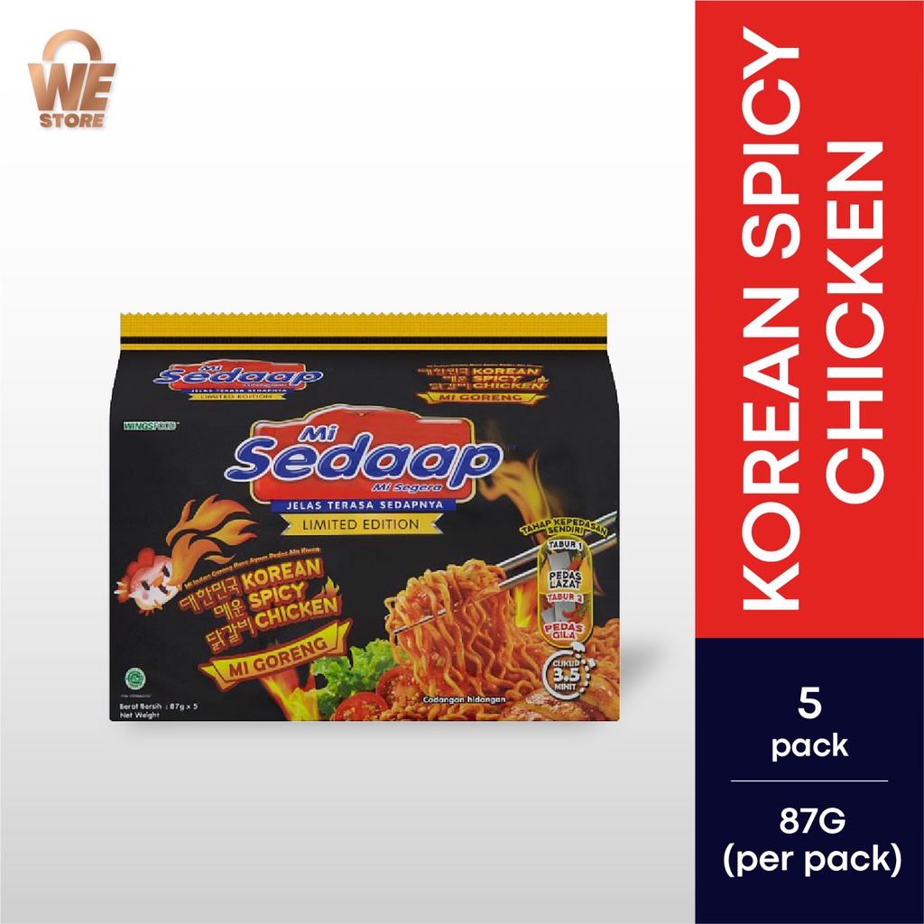 MI SEDAP x5(KOREAN SPICY CHICKEN ) | Shopee Malaysia