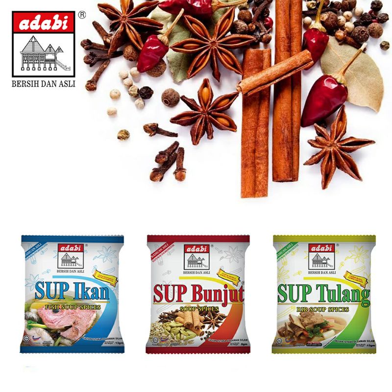 Adabi Sup Rempah 8g - 13g | Shopee Malaysia