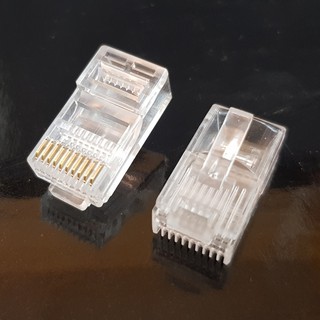 [10pc] 10P Modular Plug RJ45 10 Pin Connector 10P10C | Shopee Malaysia