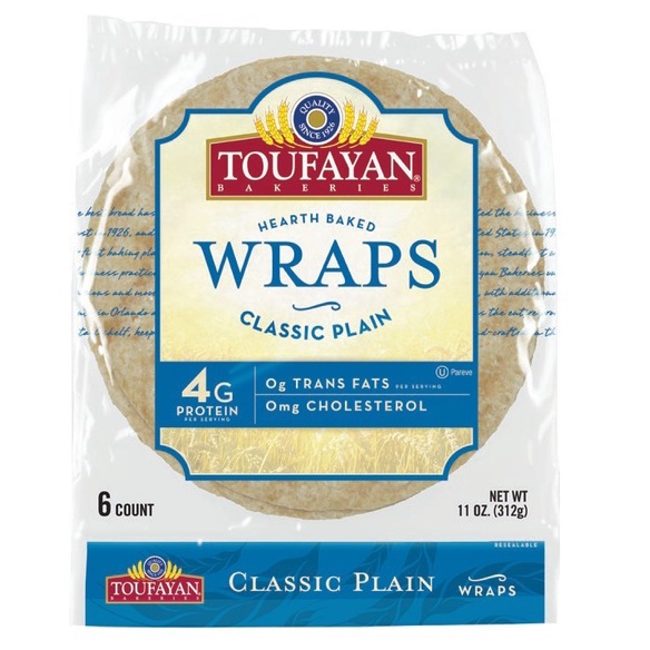 Toufayan Bakeries Classic Plain Wraps 312g (6 count) | Shopee Malaysia