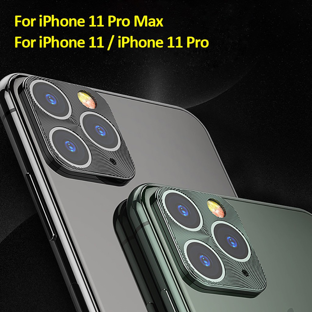 iPhone 11 / 11 Pro / 11 Pro Max Rear Camera Guard Metal Lens Bumper ...