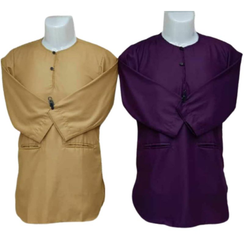 kurta hasbul dua butang | Shopee Malaysia
