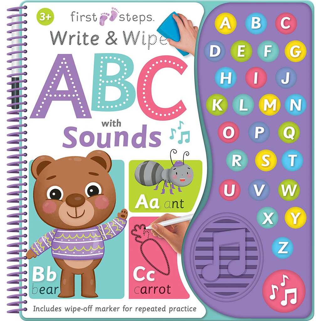 Baby Sound Book - Write and Wipe ABC with Sounds | Shopee Malaysia