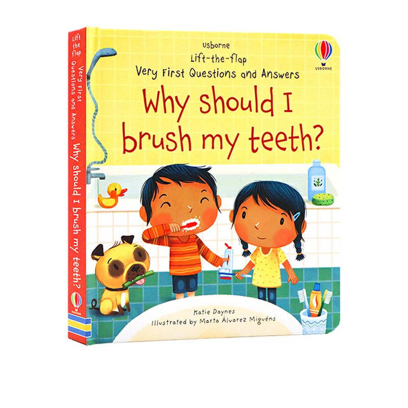 100% Original usborne Why should I brush my teeth lift a flap board ...