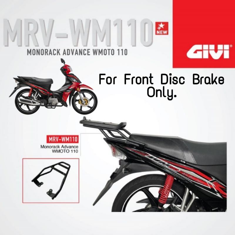 WMOTO MRV- WM110(FRONT DISC) | Shopee Malaysia