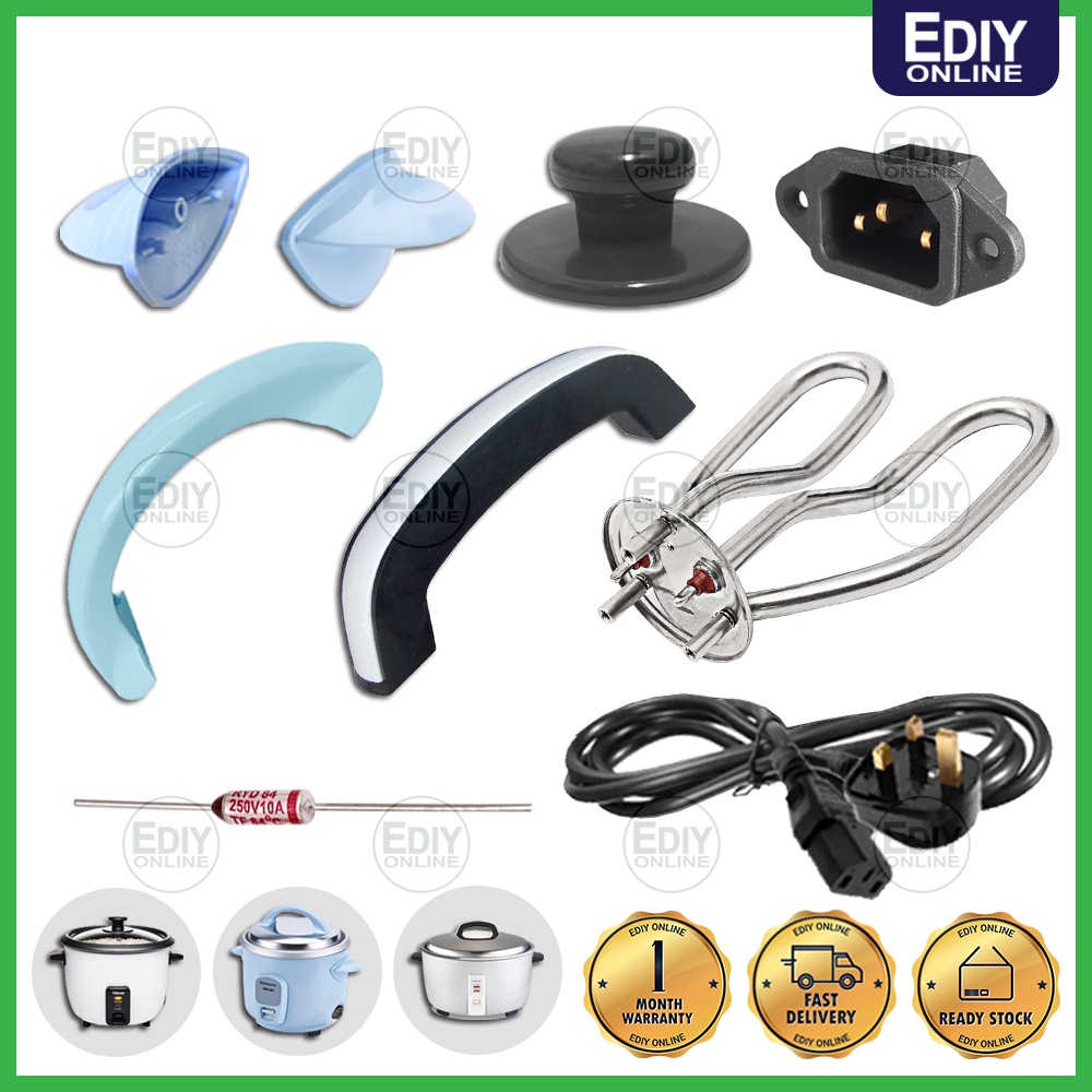 【ACCESSORIES】 UNIVERSAL RICE COOKER KETTLE BODY LID COVER HANDLE GLASS ...