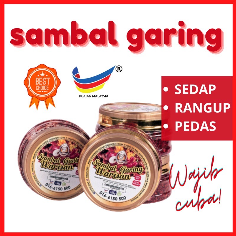 Sambal garing ikan bilis warisan meletup, rupa sama rasa luar biasa 100 ...