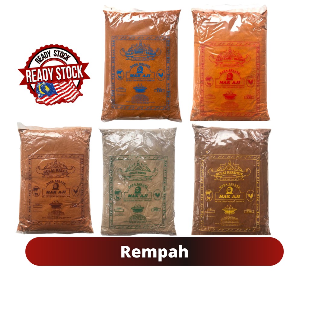 (Homemade) Rempah Gulai Kelantan Mak Aji | Kari | Darat | Dalca ...