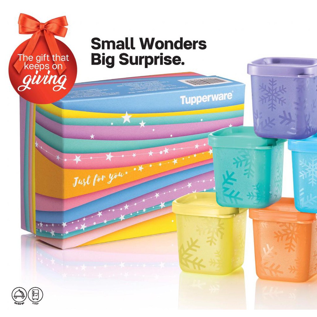 Tupperware Cubes Set - Bekas Comel dan Cute Tupperware | Shopee Malaysia