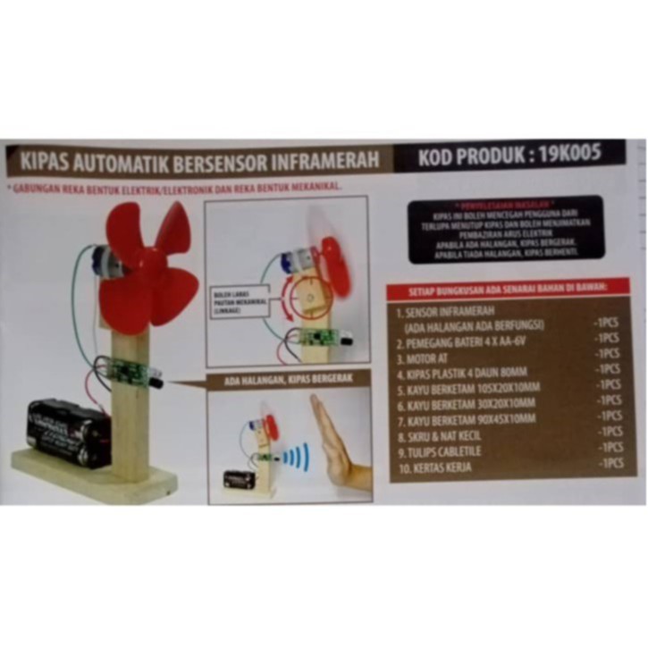 Kipas automatik bersensor infra merah T3 2022 | Shopee Malaysia