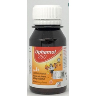 Uphamol Children Suspension (orange) 250mg 60ml / Panadol -paracetamol ...